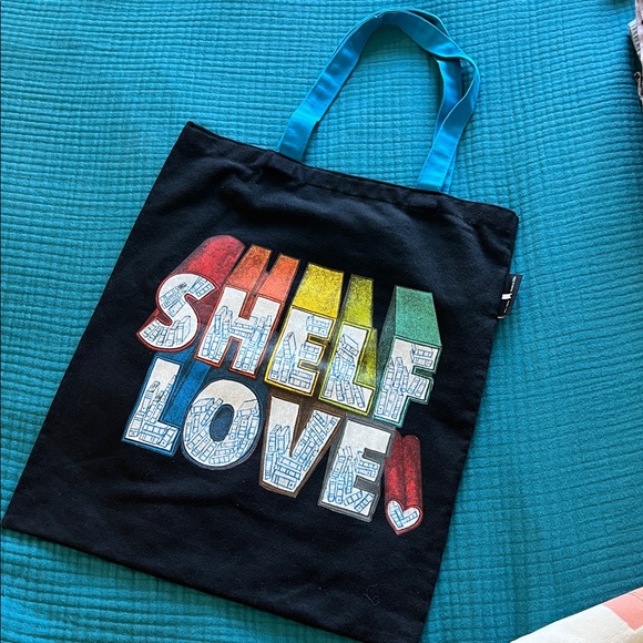 Out of Print | Bags | Colorful Shelf Love Book Tote Bag | Poshmark